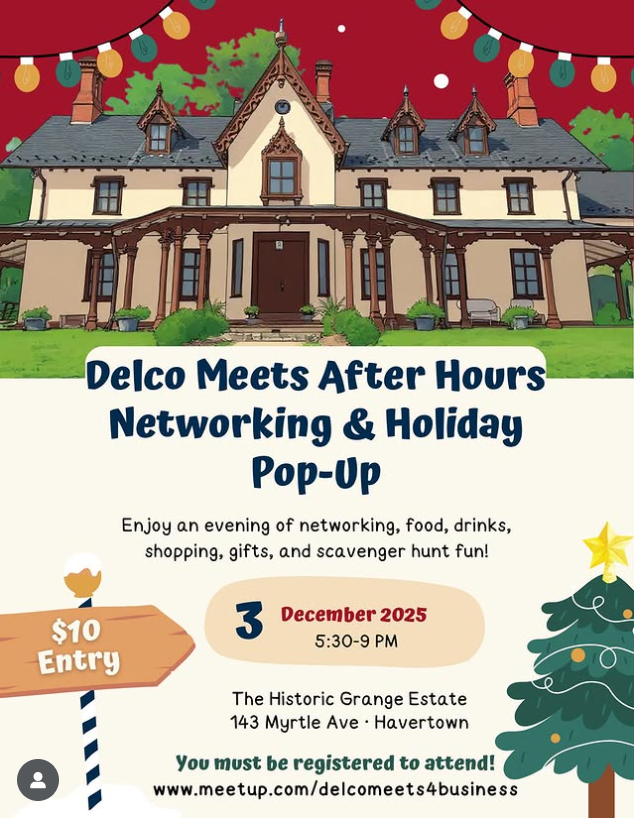 Delco Meets After Hours Networking & Holiday Pop-Up – Ke Ai Café